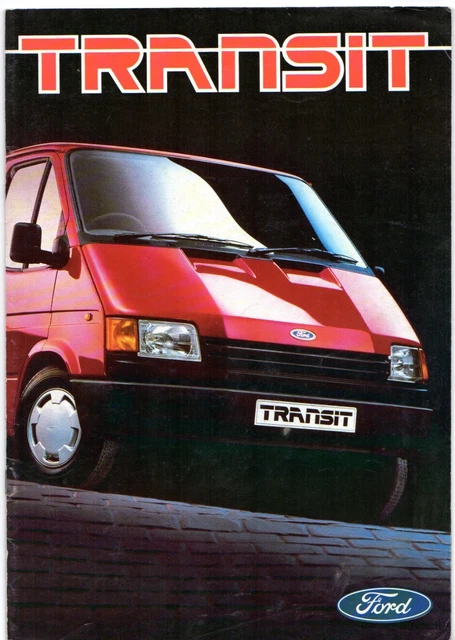 FORD TRANSIT MK3 1986-87 UK Market Sales Brochure 80 100 120 130 160 190 £26.00 - PicClick UK