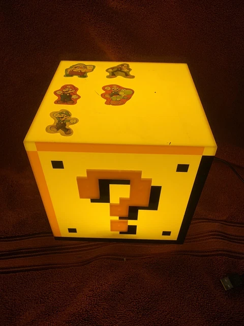 NINTENDO SUPER MARIO Bros Question Block Light Collectors Edition 2015 ...
