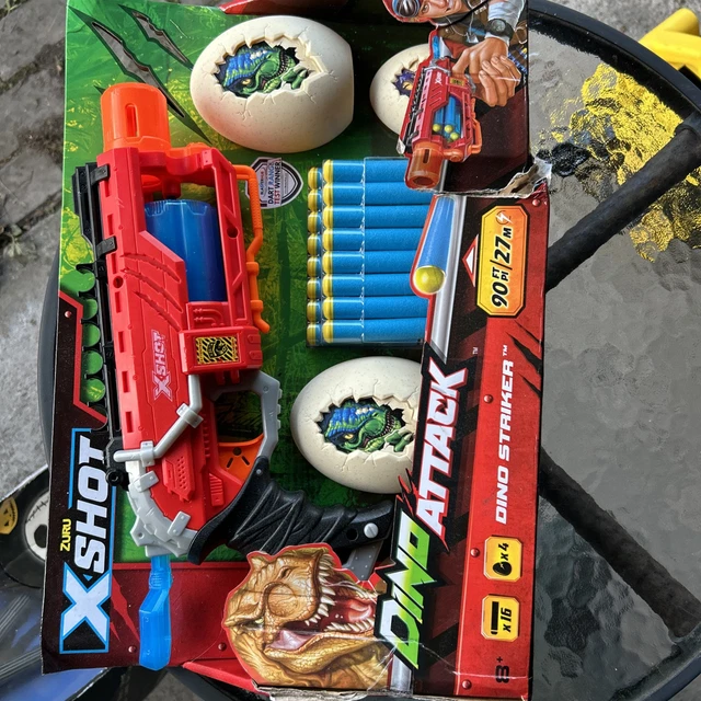 ZURU X SHOT Dino Attack Dino Striker Age 8 + With 16 Bullets £5.92 ...