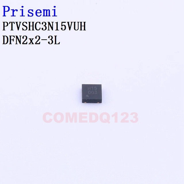 50 PZ PTVSHC3N15VUH DFN2x2-3L dispositivi di protezione prisemi ESD #WD8 EUR 12,38 - PicClick IT