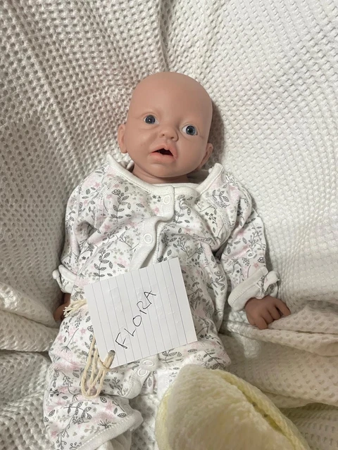 FLORA REBORN FULL body Silicone Girl 14 inch 3 lbs 12 oz ideal First ...