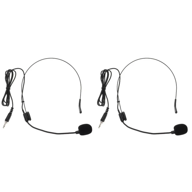2 PIECES OVER Ear Microphone Wired Headset for Live Streaming £8.75 ...