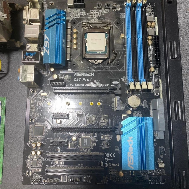 ASROCK Z97 PRO4 Motherboard Intel i7-4790K CPU 16GB DDR3 GTX760 Used £ ...