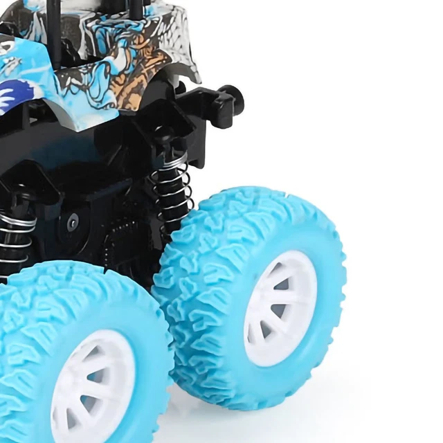 (BLUE)MINI INERTIA FOUR Wheel Drive Off Road Vehicle Children Toy Off ...