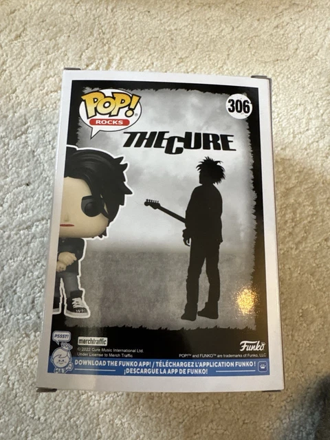 FUNKO POP! ROCKS #306: The Cure Robert Smith Exclusive Vinyl Figure ...