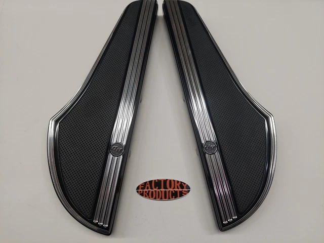 GENUINE HARLEY DAVIDSON Defiance Rider Footboard Kit Black Anodized ...