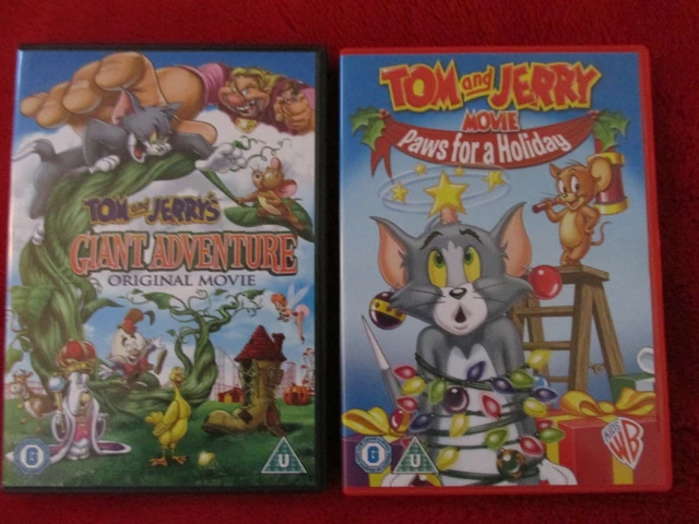TOM AND JERRY'S - Paws For A Holiday (2003)/Giant Adventure DVDs £2.00 ...