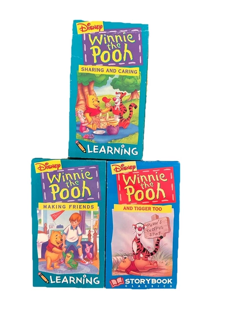 WINNIE THE POOH - Pooh Learning & Storybook (VHS) - 3 Tapes £5.81 ...