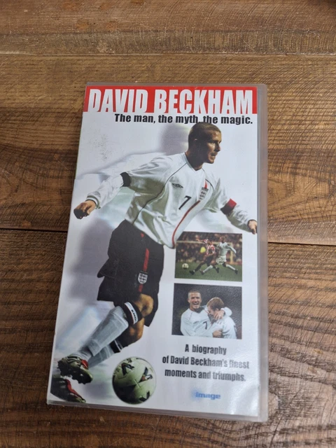 FOOTBALL SUPERSTARS DAVID Beckham VHS Video Cassette £4.00 - PicClick UK