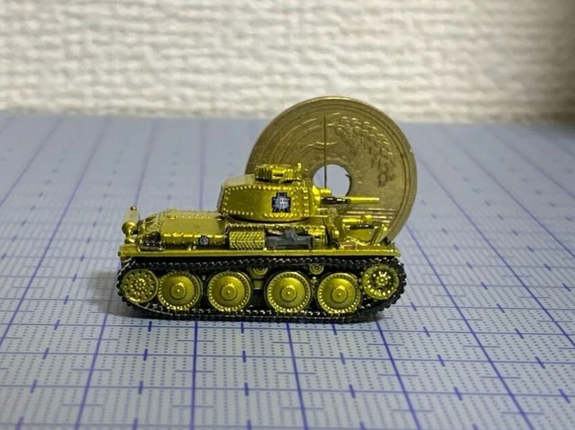 GIRLS UND PANZER 1/144 Oarai Girls' High School 38(t) Tank Pre-painted ...