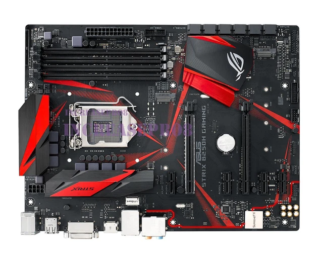 ASUS ROG STRIX B250H GAMING Motherboard Socket LGA 1151 Intel B250 DDR4 ...