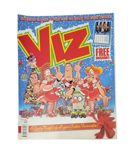 VIZ MAGAZINE, DEC/JAN 2022/3, Issue Colour Illustrated, Adult Comic ...