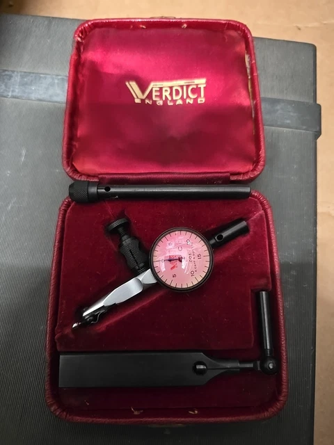 VINTAGE VERDICT GAUGE Dial Test Indicator Original Box £16.32 - PicClick UK