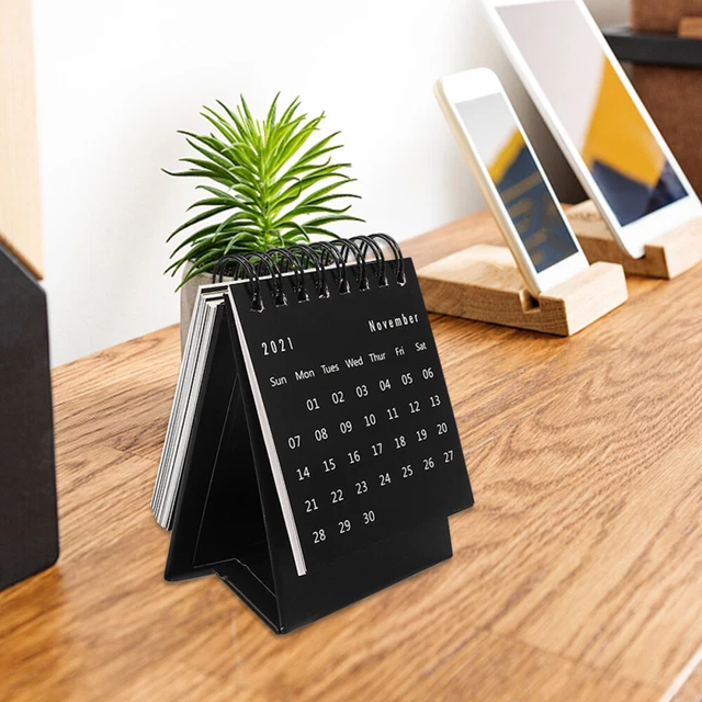 DESK MEMOS OFFICE 2021 Calendar Collapsable Office Desk Foldable £4.99 ...