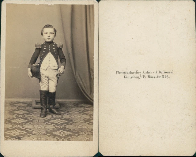 BERKOWSKI, NAIN EN Napoléon, nains, dwarf, freak vintage CDV albumen ...