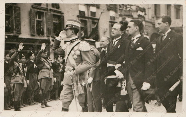 UDINE S.A.R. PRINCIPE Umberto di Savoia 1929 Foto BRISIGHELLI Cartolina ...