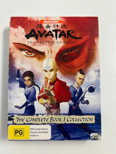 AVATAR - THE Legend of AANG The Complete Book 1 Collection- 5 DVD's PAL ...