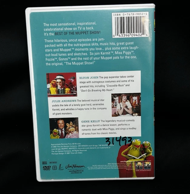 BEST OF THE Muppet Show 25th Anniversary DVD 2002 ft. Elton John Tested ...