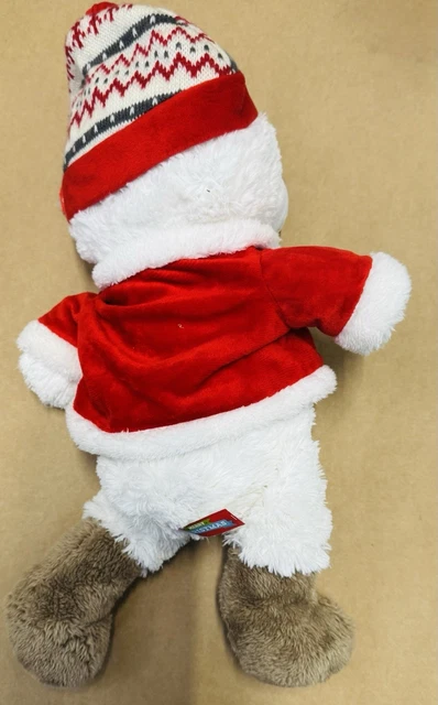 #BRAND NEW CARD Factory Christmas Cuddles White Bear Plush Toy £20.42 ...