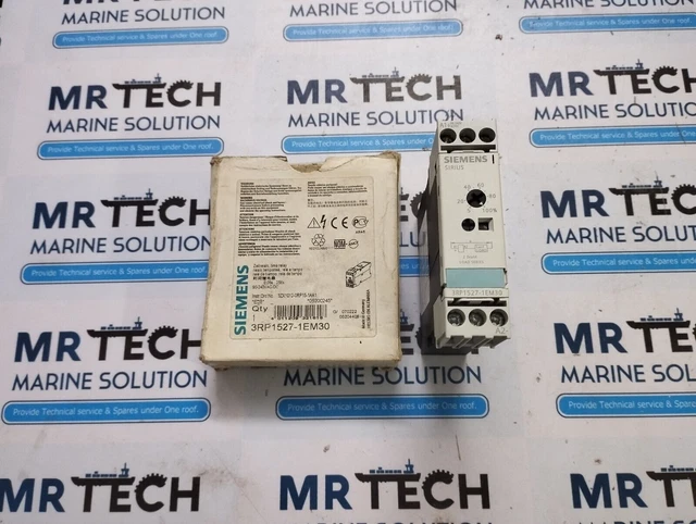 SIEMENS 3RP1527-1EM30 ON DELAY TIME RELAY Ui: 300V Ue(V): 24-240 0,6A $248.13 - PicClick AU