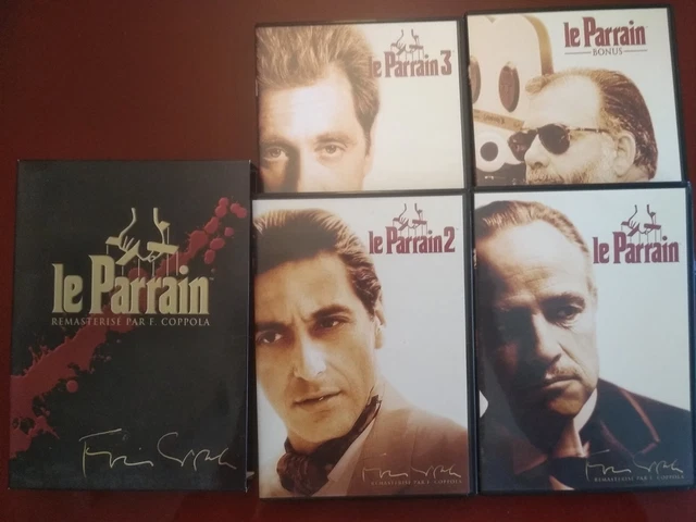 COFFRET INTÉGRALE /4 dvd / "Le Parrain" de Francis Ford Coppola (1, 2, 3, bonus) EUR 6,00 ...
