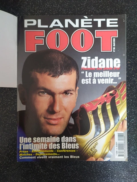 MAGAZINE PLANÈTE FOOT N°98 Zinedine Zidane - Equipe de France EUR 4,99 - PicClick FR