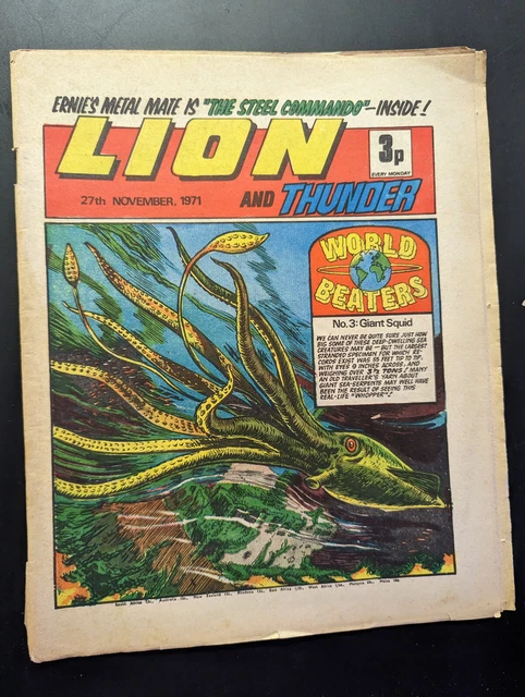 LION AND THUNDER Comic 27th November 1971, FREE UK POSTAGE EUR 8,05 ...