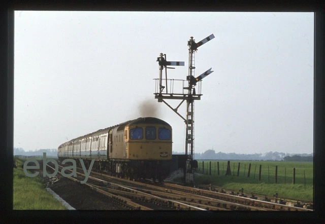 2X ORIGINAL 35mm slides - Class 33's at Shepreth Branch Junction, 5.79 ...