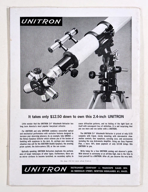 1966 FEB SKY & TELESCOPE Gemini 6 & 7 NASA CUTBACKS A-class Stars ...
