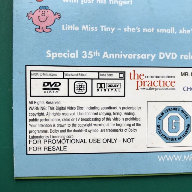 MR MEN | LITTLE MISS DVD PROMO Roger Hargreaves TV Kids Animation ...