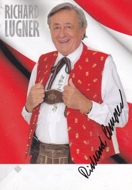 AUTOGRAMM - RICHARD Lugner EUR 6,95 - PicClick DE