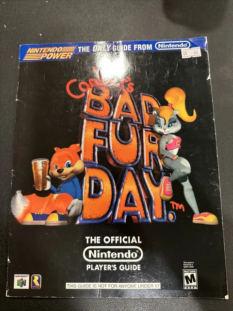 CONKER'S BAD FUR Day Nintendo Power guide officiel de stratégie ...
