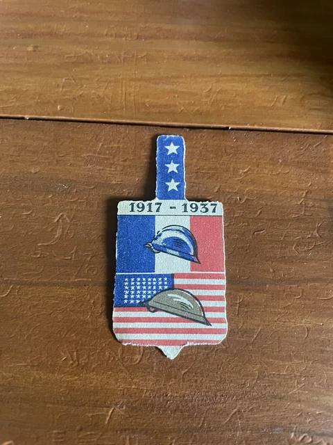 INSIGNE BADGE FRANCE USA 1ère guerre mondiale 1917-1937 EUR 5,00 ...