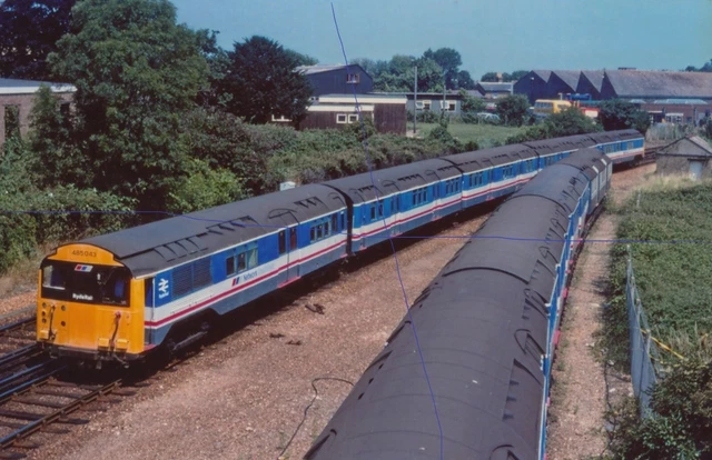 ELECTRIC TRAIN PHOTO Iow Class 485 Photograph Railway Picture Emu Ex ...