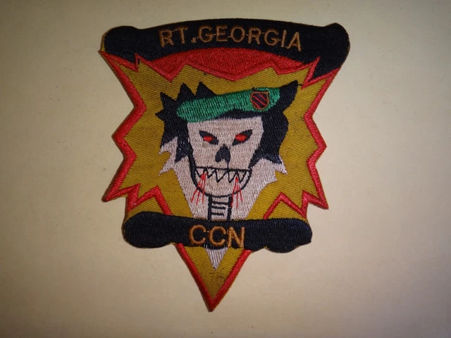 VIETNAM WAR PATCH US 5th Special Forces Group MACV-SOG RT GEORGIA CCN £ ...