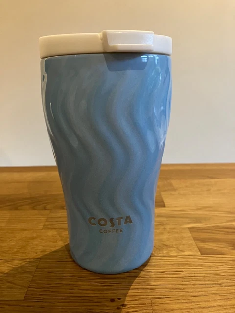 NEW 2024 COSTA Coffee Reuse Stainless Steel 16oz Travel Waffle Cup Mug ...