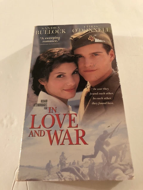IN LOVE AND War 1997 VHS Chris O'Donnell Mackenzie Astin Sandra Bullock ...