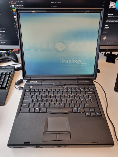 DELL INSPIRON 7500 Laptop Retro Windows 98SE Pentium III 650 512MB 20GB ...