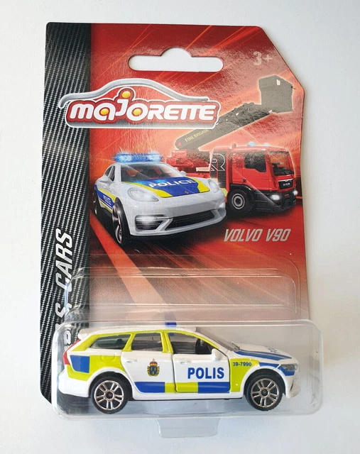 MAJORETTE VOLVO V90 Polis, Police Suède - Modèle Spécial 1/64 EUR 16,99 ...