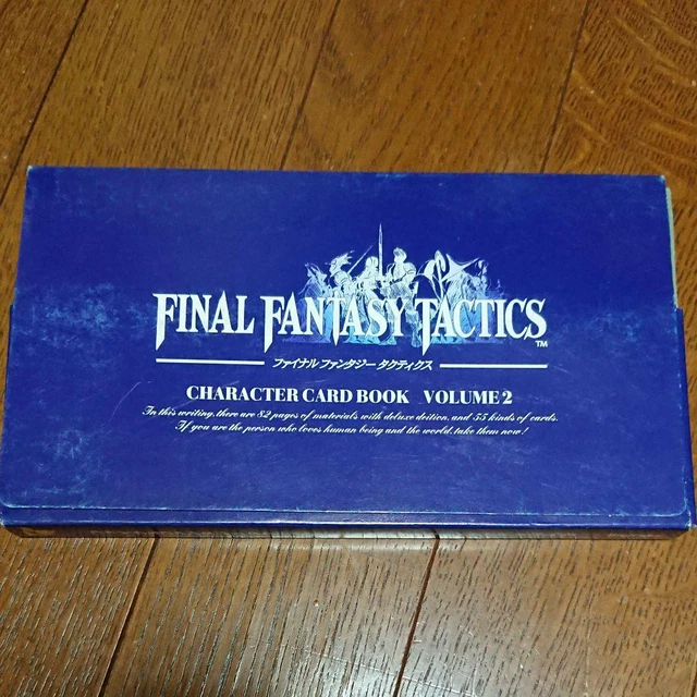 FINAL FANTASY TACTICS character card book Vol.2 English 1997 $71.01 ...