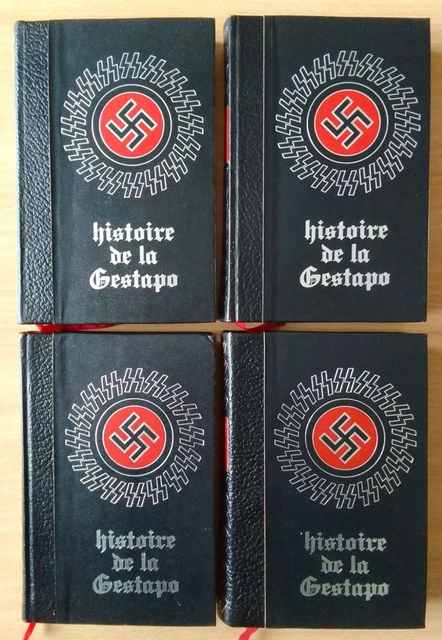 HISTOIRE SECRÈTE DE LA GESTAPO - 4 Tomes 1971 Ed. Crémille Allemagne ...