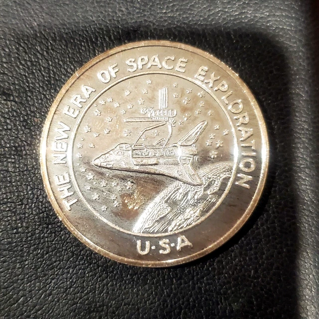 1982 SPACE SHUTTLE Columbia ~ First Operational Mission ~ Troy Oz .999 Silver £56.30 - PicClick UK