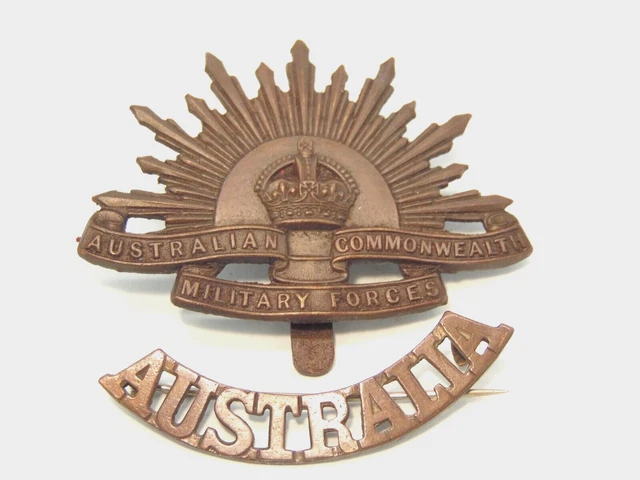 WW1 / WW2 Australian Commonwealth Military Forces Cap Badge. £12.50 ...