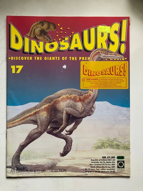 ORBIS DINOSAURS MAGAZINE 17 Packed With Facts Home School Fun Play And ...