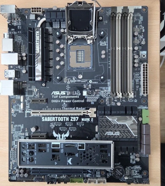 ASUS SABERTOOTH Z97 Mark 2 Motherboard - LGA1150 £49.99 - PicClick UK