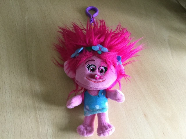 DREAMWORKS 2016 TROLLS 7” Princess Poppy Troll Keyring £2.79 - PicClick UK