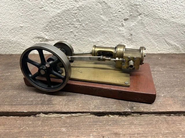 LIVE STEAM SCRATCH-BUILT Single Cylinder Horizontal Model Engine Built ...