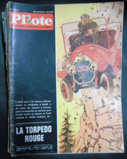 PILOTE N° 567 17 septembre 1970 Bande dessinée BD La torpedo rouge Gébé Reiser EUR 4,30 ...