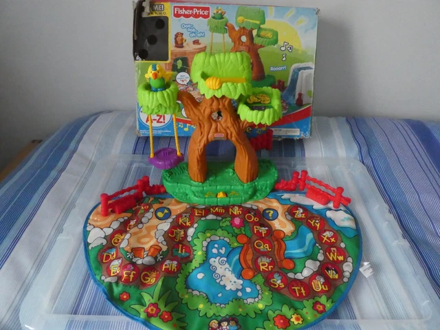 FISHER PRICE LITTLE People ABC Alphabet Zoo - Playmat, Animals and ...