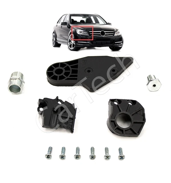 FOR MERCEDES BENZ C Class W204 Headlight Bracket Repair Kit Right ...